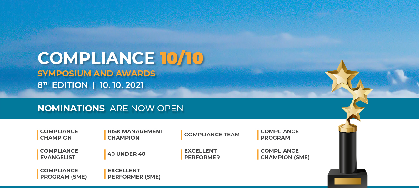 Welcome to Compliance 10/10 Awards